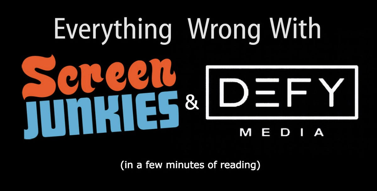 Everything Wrong With: Screen Junkies and The Sexual Assault Cover Up ...