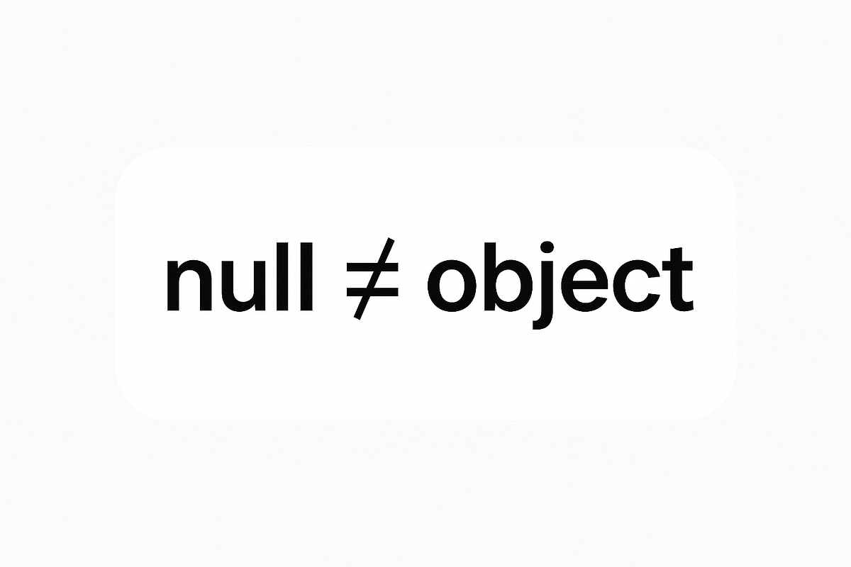 Why typeof null is 'object' in JavaScript | by Kaustav Gupta | Jun, 2025 | Medium