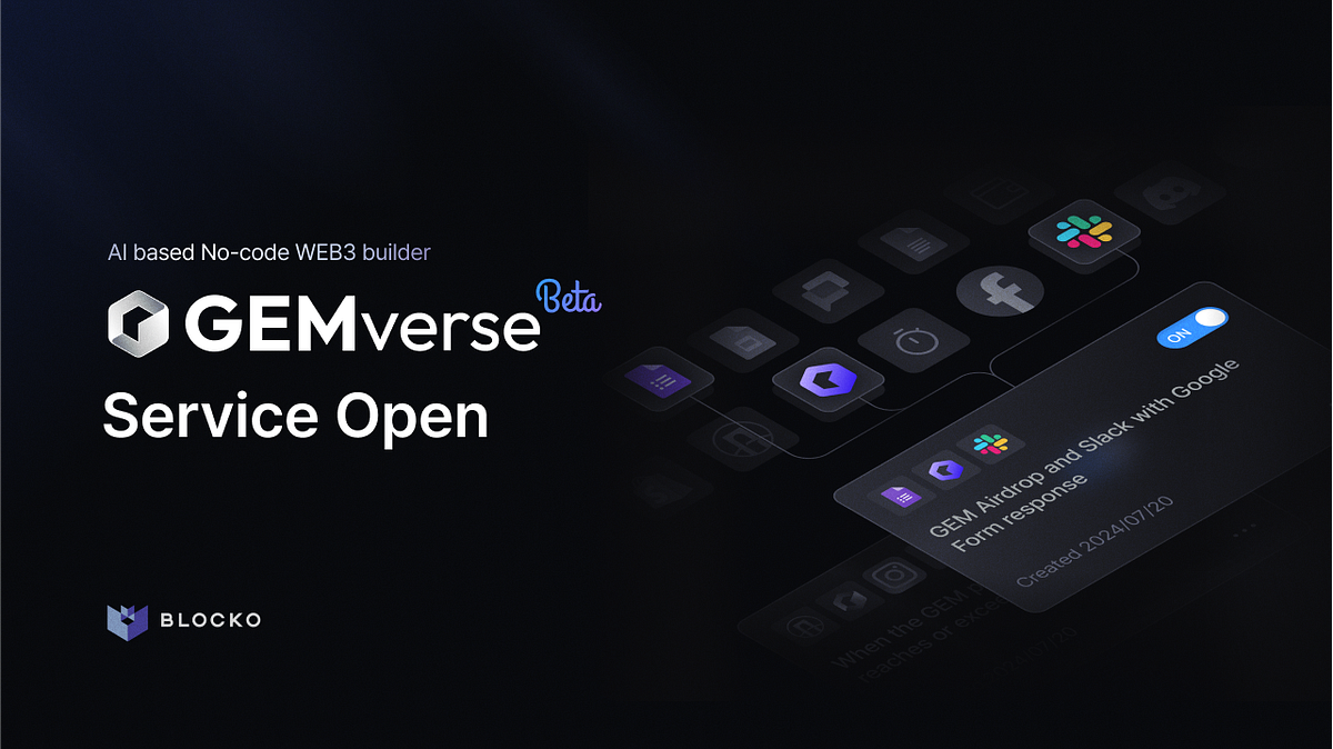[announced] Ai Powered No Code Web3 Builder Gemverse Beta Launch🎉 By Gem Zeitgeist Gem
