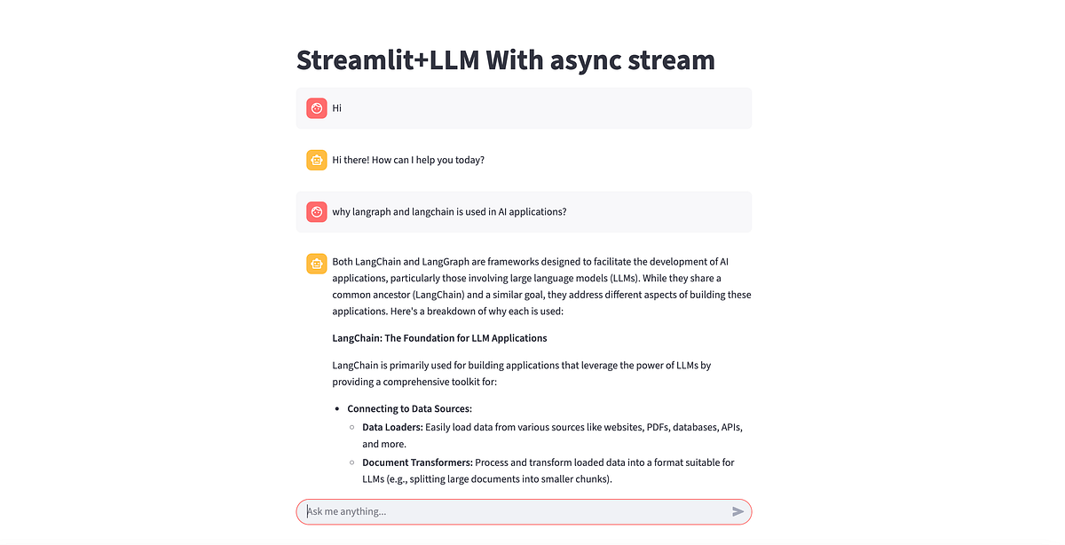 Getting Data from LLMs: invoke, ainvoke, stream, astream Explained with Streamlit & FastAPI | by ...
