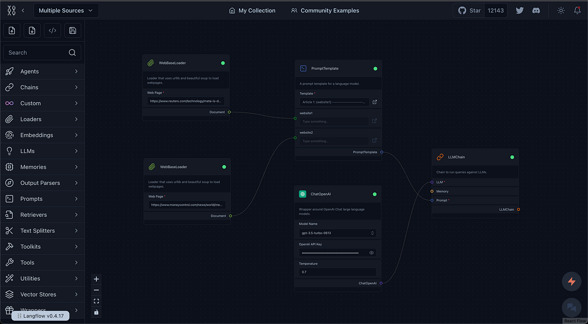 Langflow Micro Tutorials — Multiple Sources | by Rodrigo Nader | Langflow | Medium
