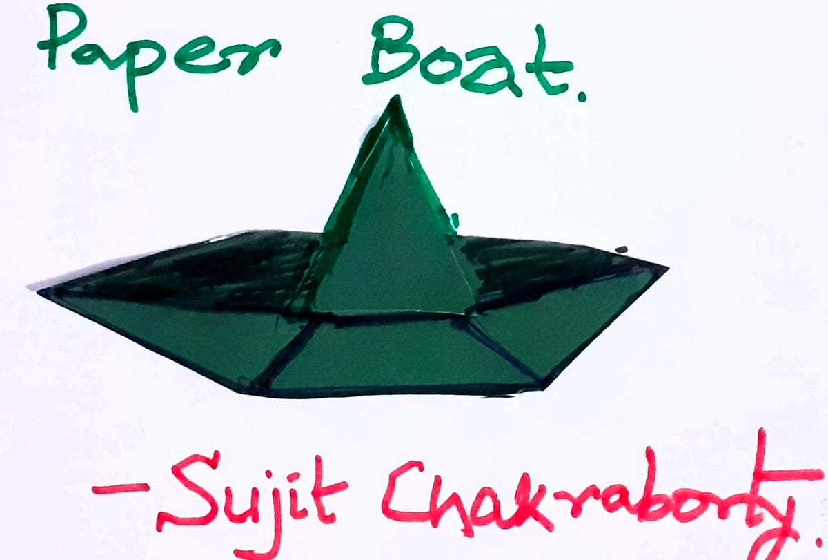 Paper Boat - Paper Poetry - Medium