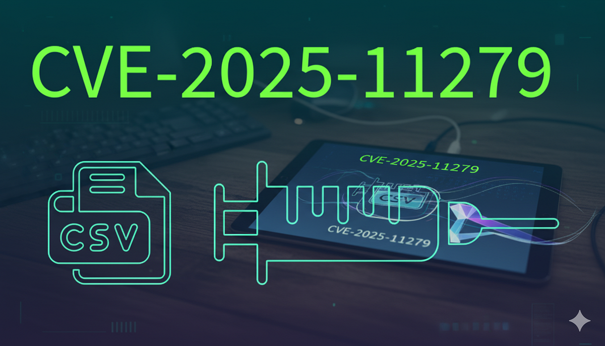 CVE‑2025‑11279 — RCE via CSV Injection (Part 1: CSV Injection) | by ...