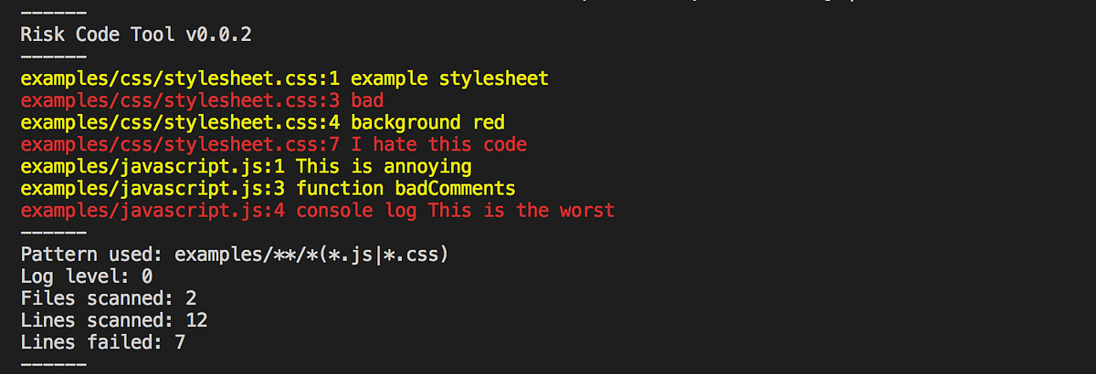 Checking code for risky comments. When you work on a large platform or ...
