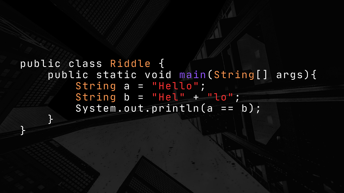 Understanding String Interning and Constant Folding in Java | by Danylo Liakhovetskyi | Medium