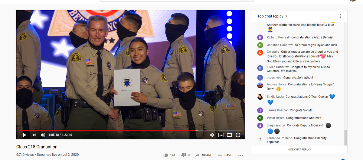 66 Graduates Honored during Virtual Sheriff’s Academy Graduation ...