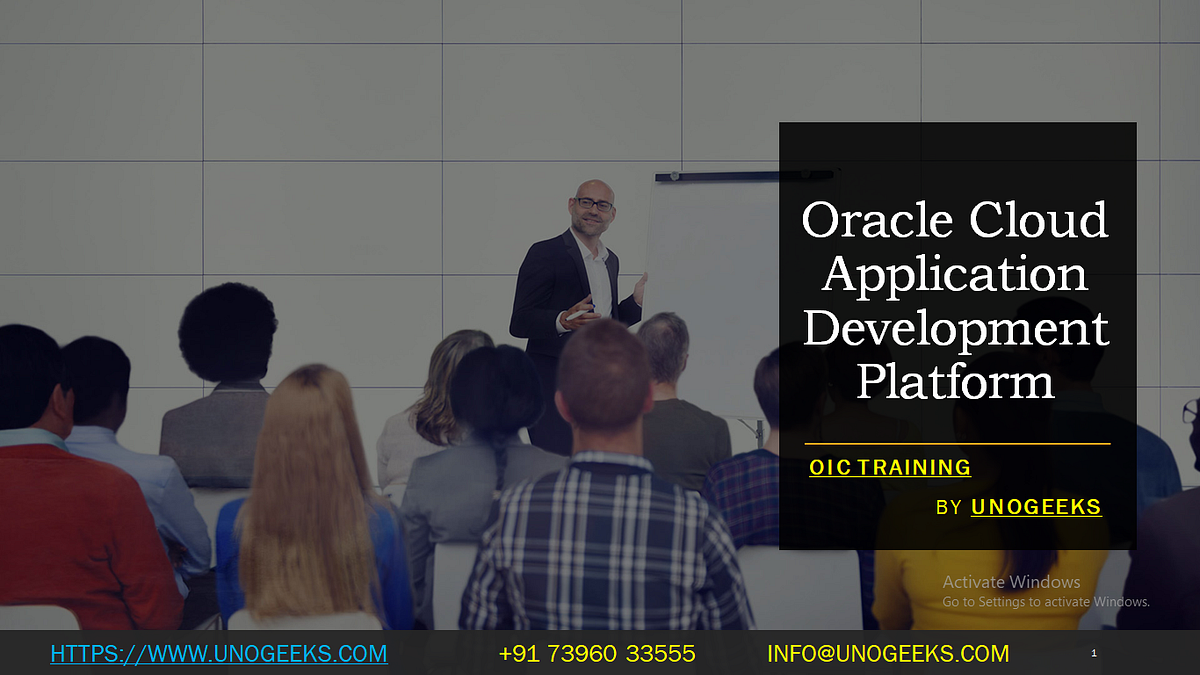 Oracle Cloud Application Development Platform | by Shiva Yarlagadda | Aug, 2023 | Medium