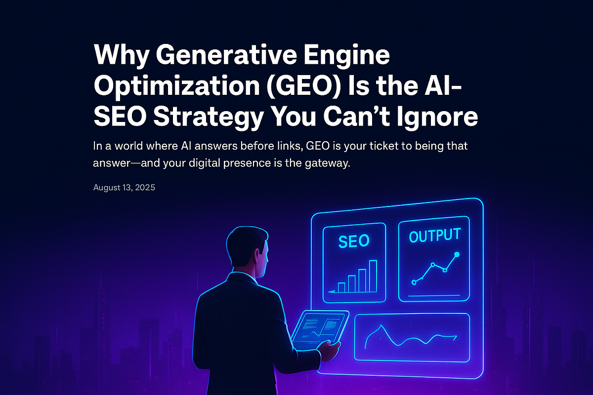 Why Generative Engine Optimization (GEO) Is the AI-SEO Strategy You Can ...