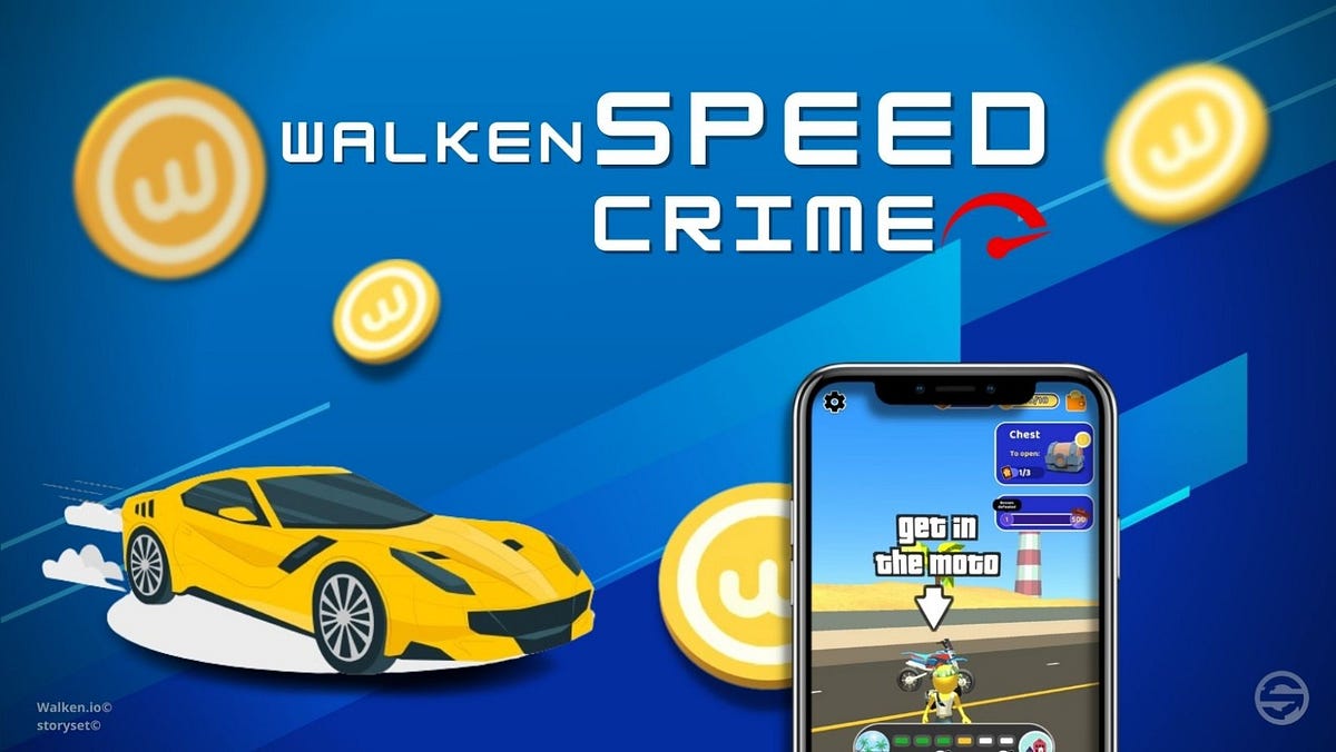 Walken Speed Crime. Earn cryptos while escaping the police… | by Satolix.io | Medium