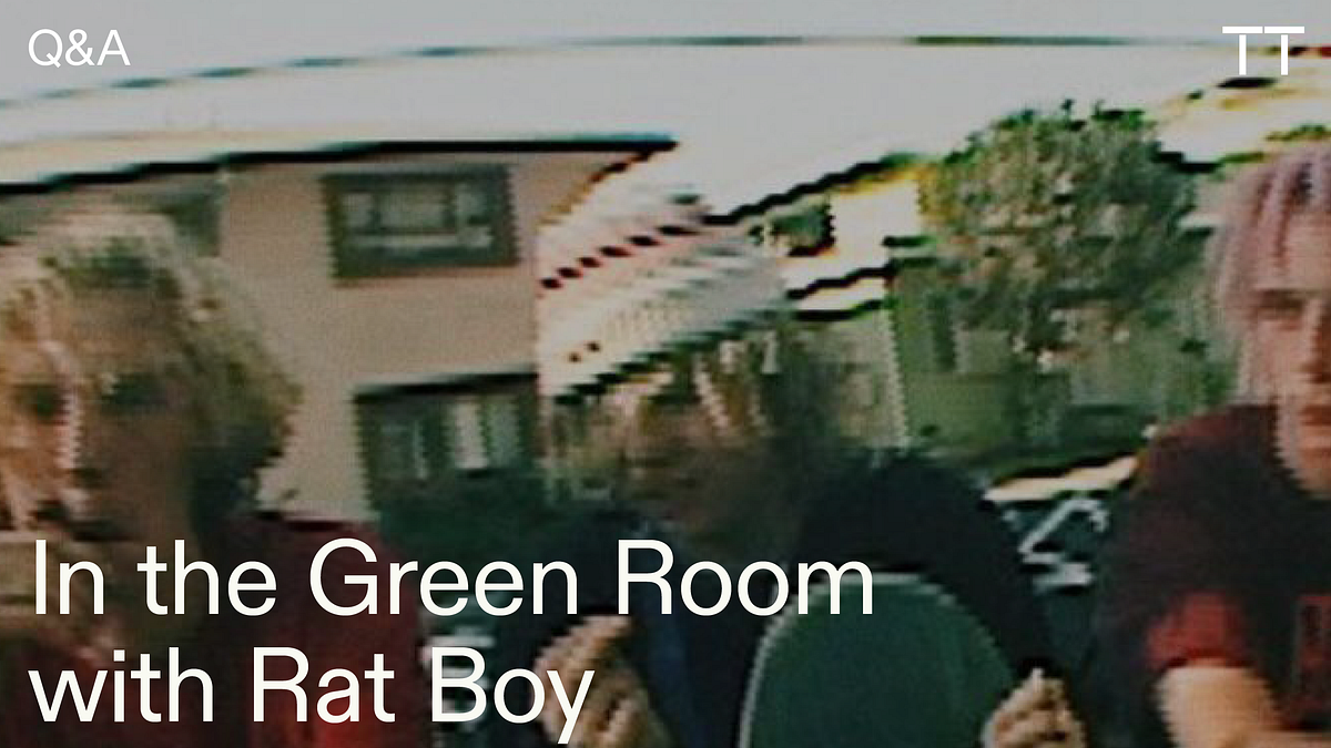In The Green Room with… Rat Boy. Cult indie rock singer-songwriter Rat ...
