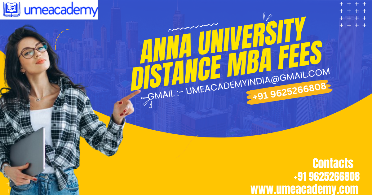 Anna University Distance MBA Fees - Vinay - Medium