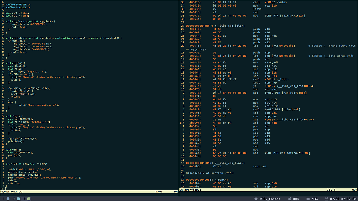 003–64bit Overflow. Buffer in source was specified to a… | by Christian ...