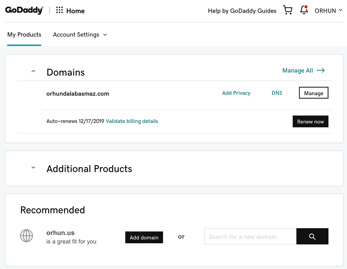 How to transfer your domains from GoDaddy to Amazon Route 53 | by Orhun Dalabasmaz | Medium