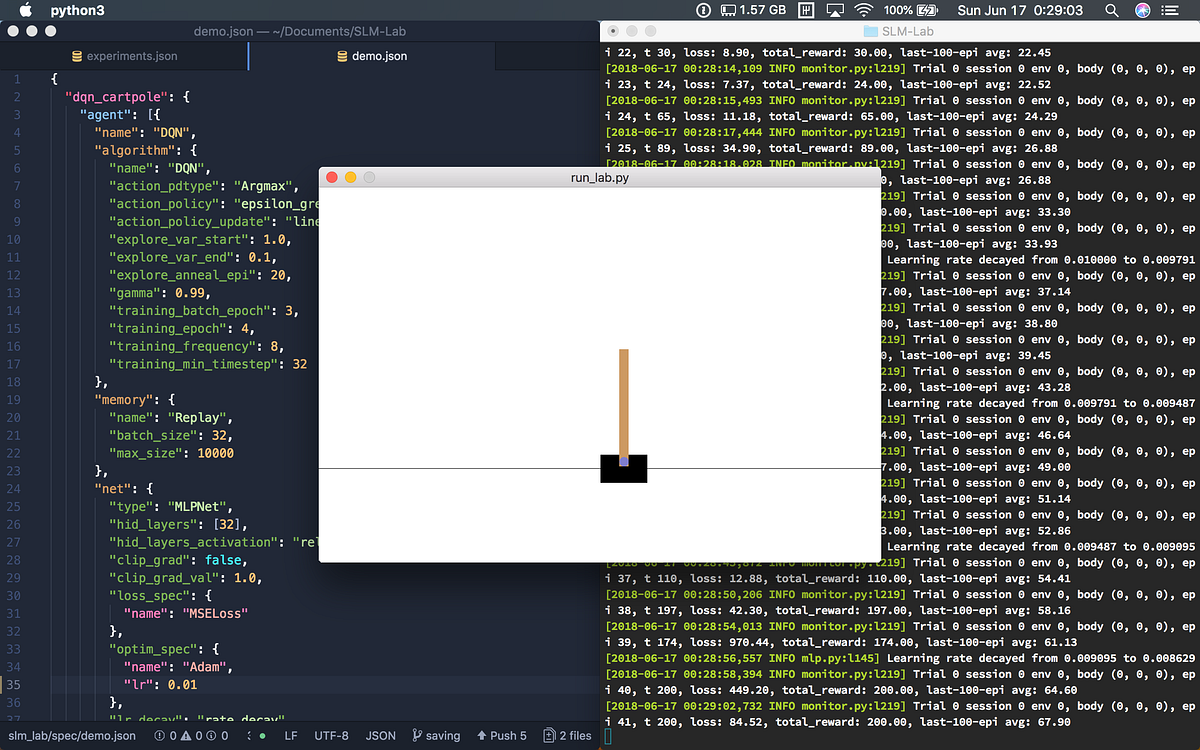 Deep Reinforcement Learning with SLM Lab | by Wah Loon Keng | Medium