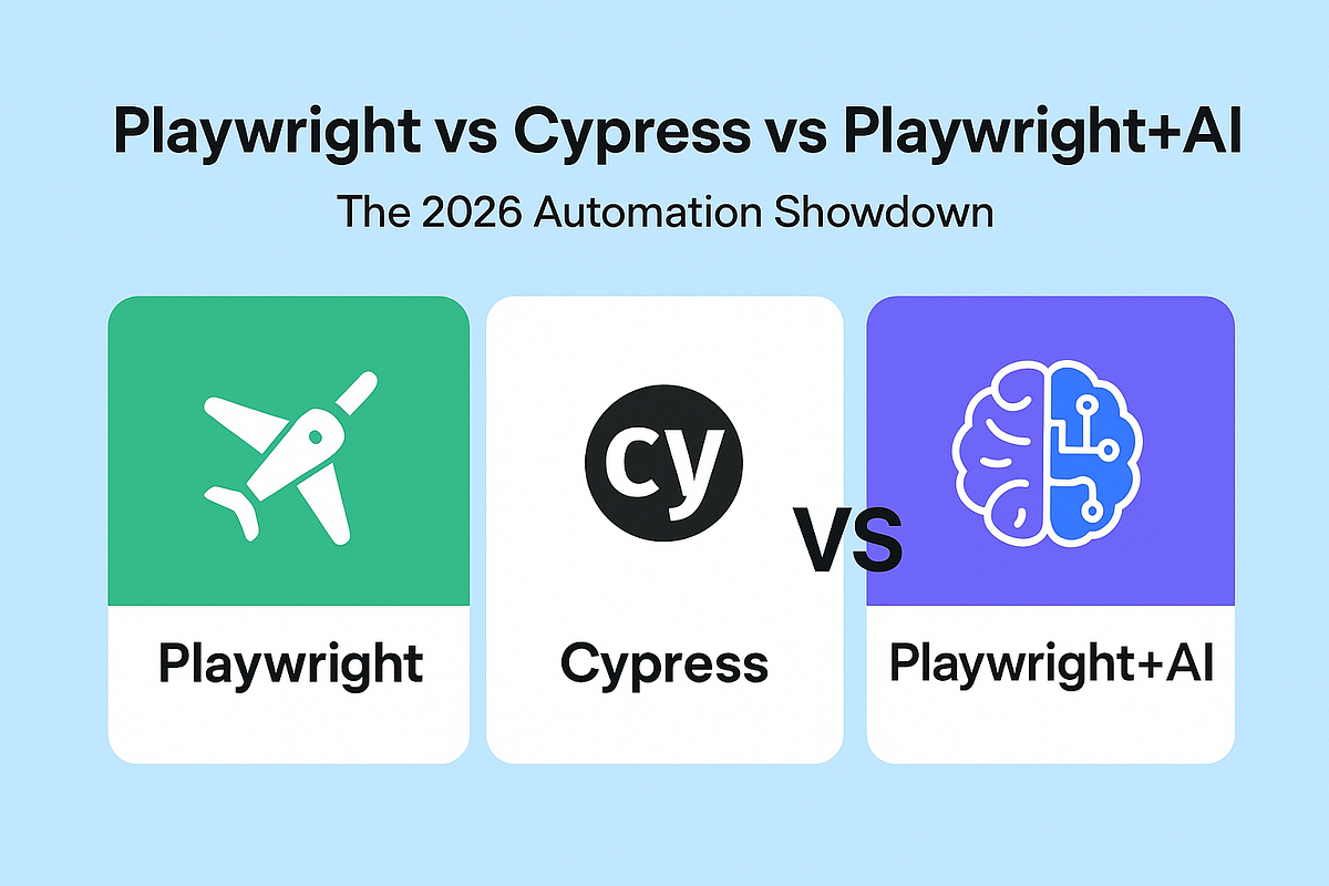 ⚡️ Playwright vs Cypress vs Playwright+AI: The 2026 Automation Showdown | by Shahnawaz Khan | Medium