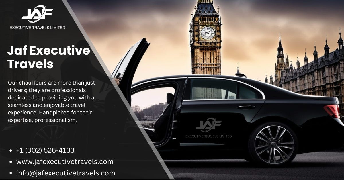 London Chauffeur Services: Experience Unmatched Luxury with Jaf Executive Travels | by Taxi ...