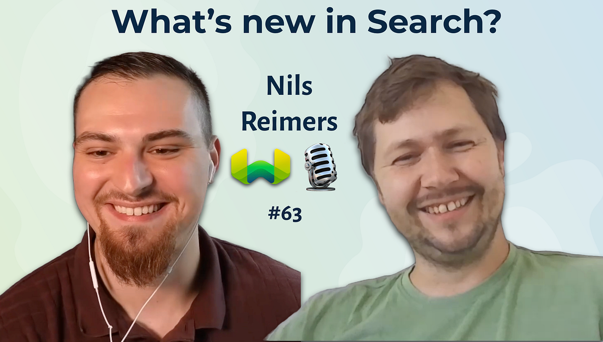 Release Notes — Nils Reimers on Cohere Search AI, Weaviate Podcast #63 ...