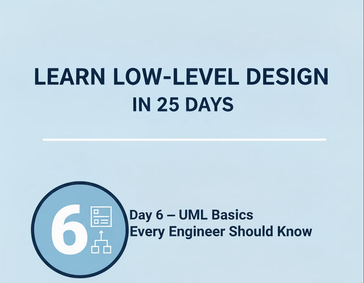Learn Low-Level Design in 25 Days: Day 6 — UML Basics Every Engineer ...