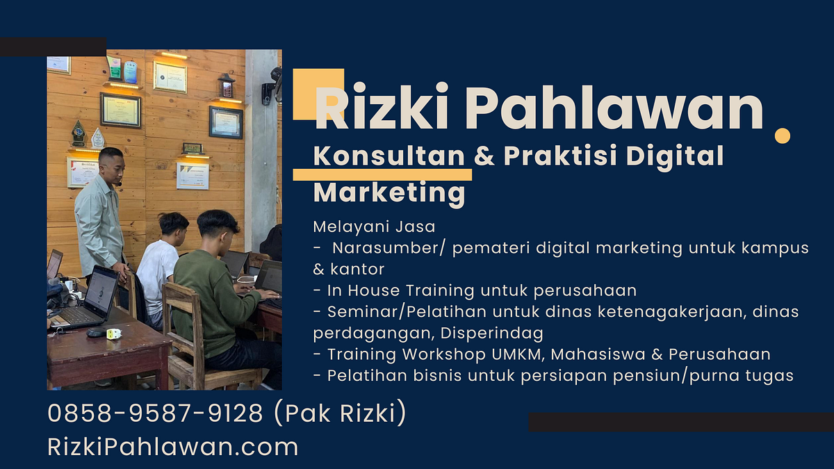 0858–9587–9128 Konsultan Narasumber Digital Marketing Gresik Akademi Komunitas Negeri Lamongan ...