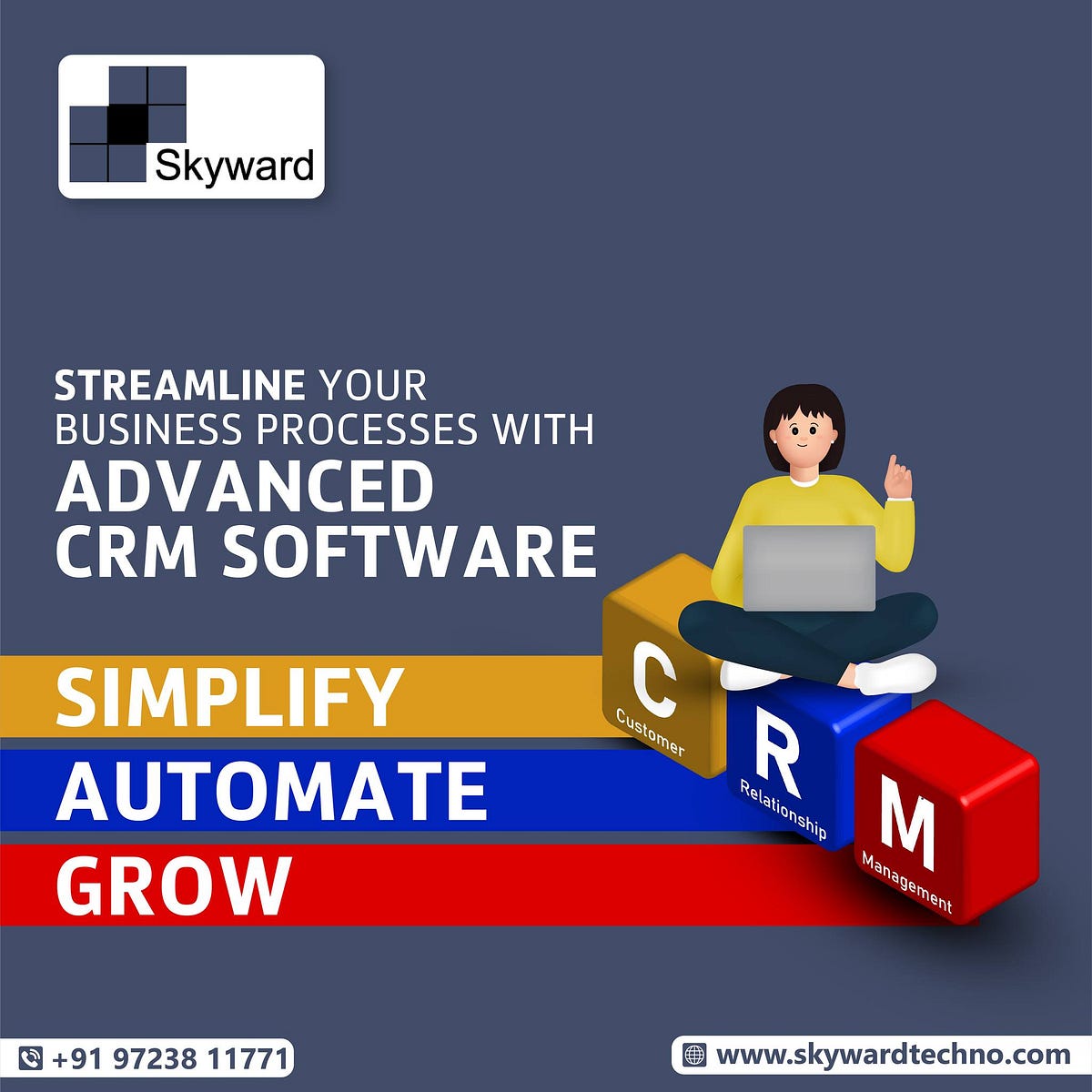 Boost Efficiency with Automated CRM Systems - Skyward Techno - Medium