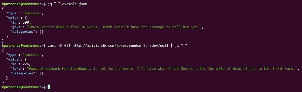 jq: sed for JSON. grep is the standard unix tool to… | by Konstantinos Patronas | LinuxStories ...