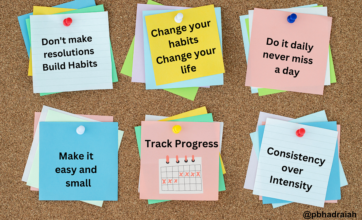 How to establish good and healthy habits and stick with them for the ...