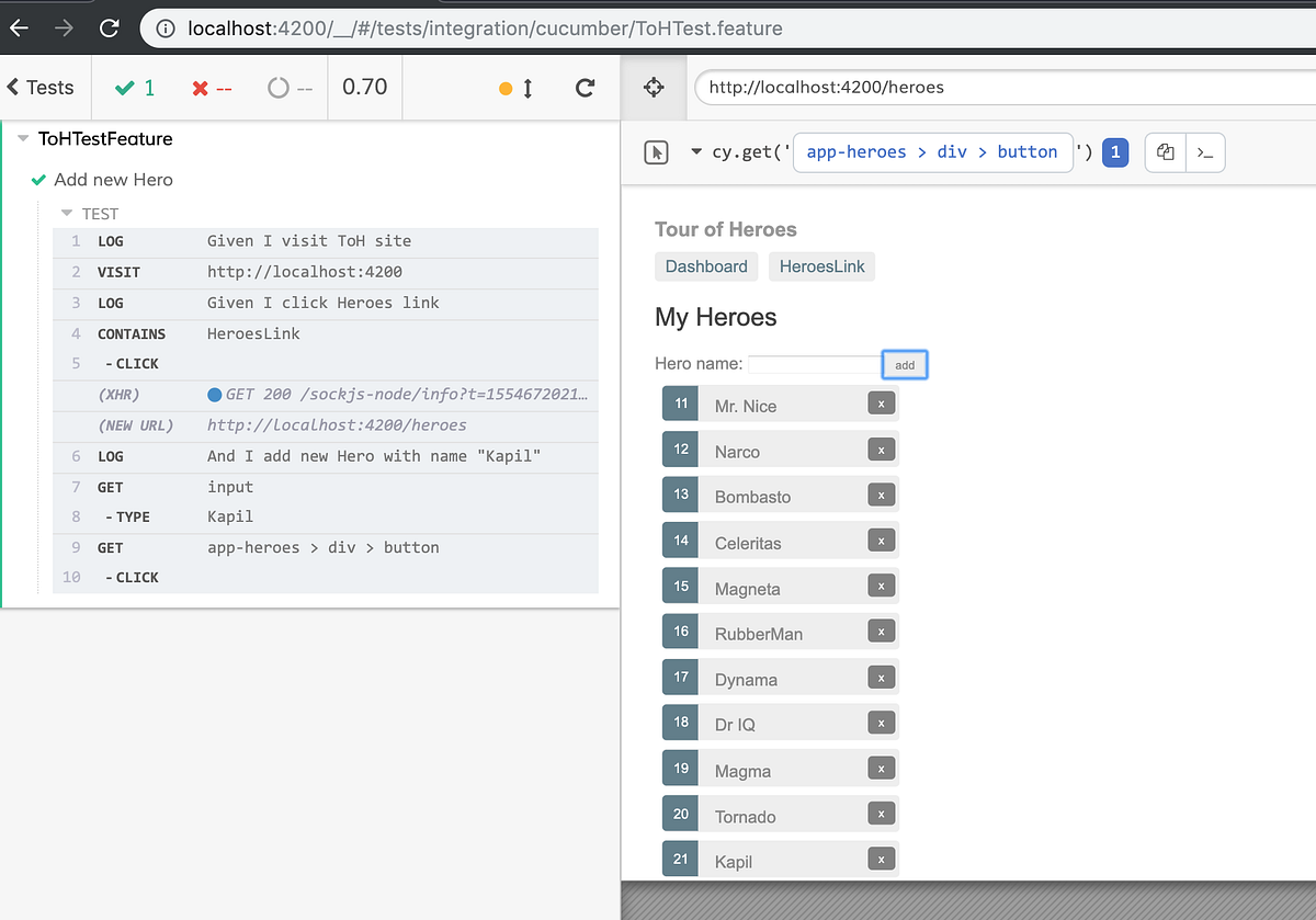Angular E2E with Cypress and Cucumber | by Kapil Dev | Medium