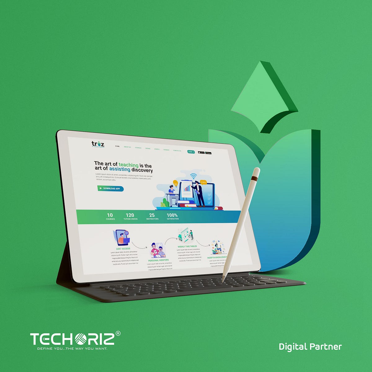 TRIZ Mockup Done by Techoriz-Web Design Company calicut - Rinal Raj - Medium