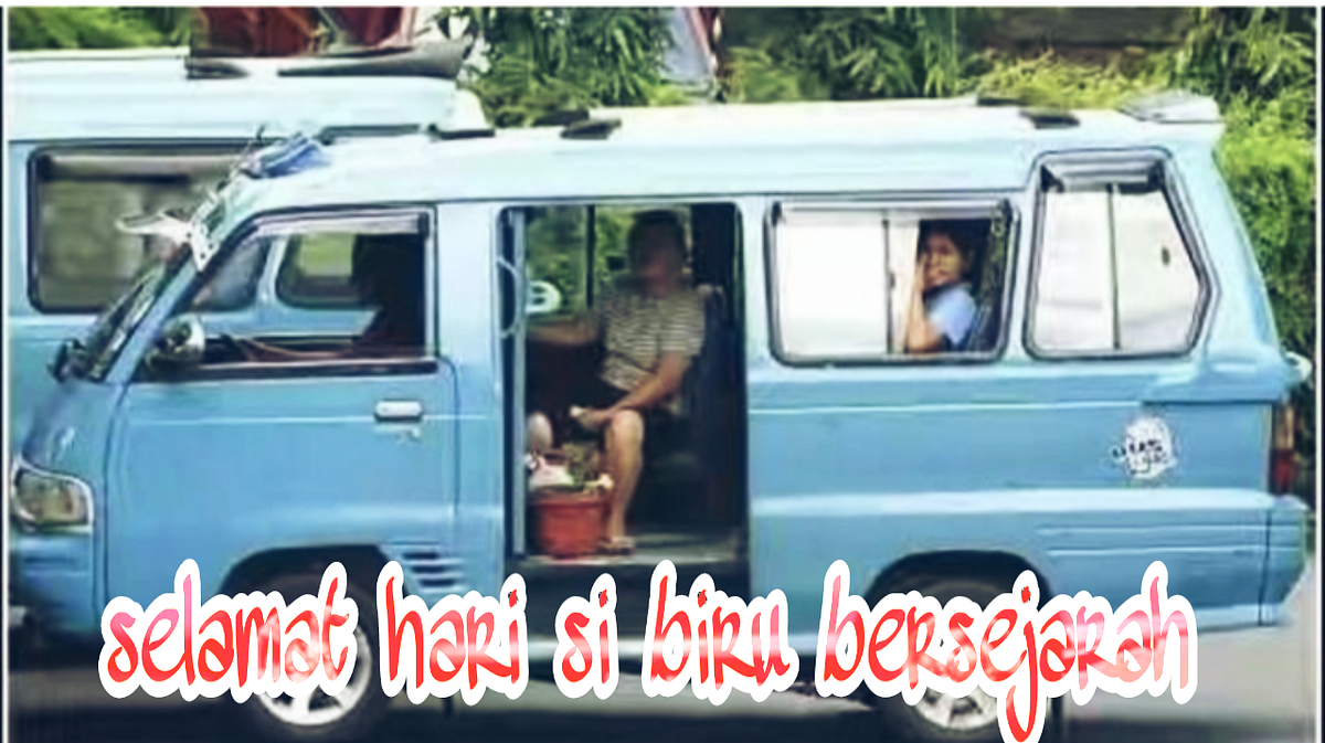Angkot’s day Si Biru yang bersejarah | by Khaerunnisa | Medium