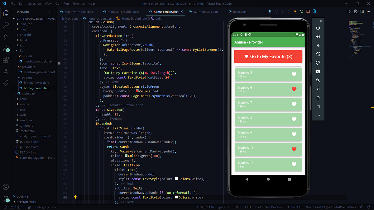 Flutter: State Management. State Management Provider | by Annisa | Medium