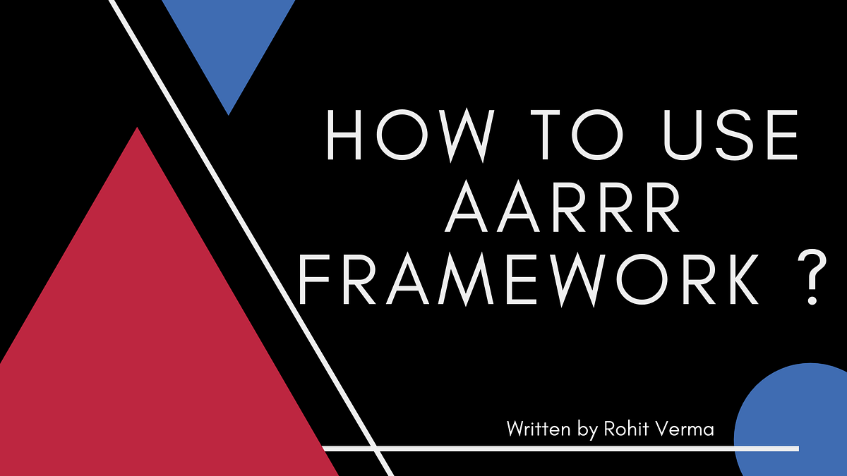 How Product Managers can use AARRR Framework ? | by Rohit Verma | Medium