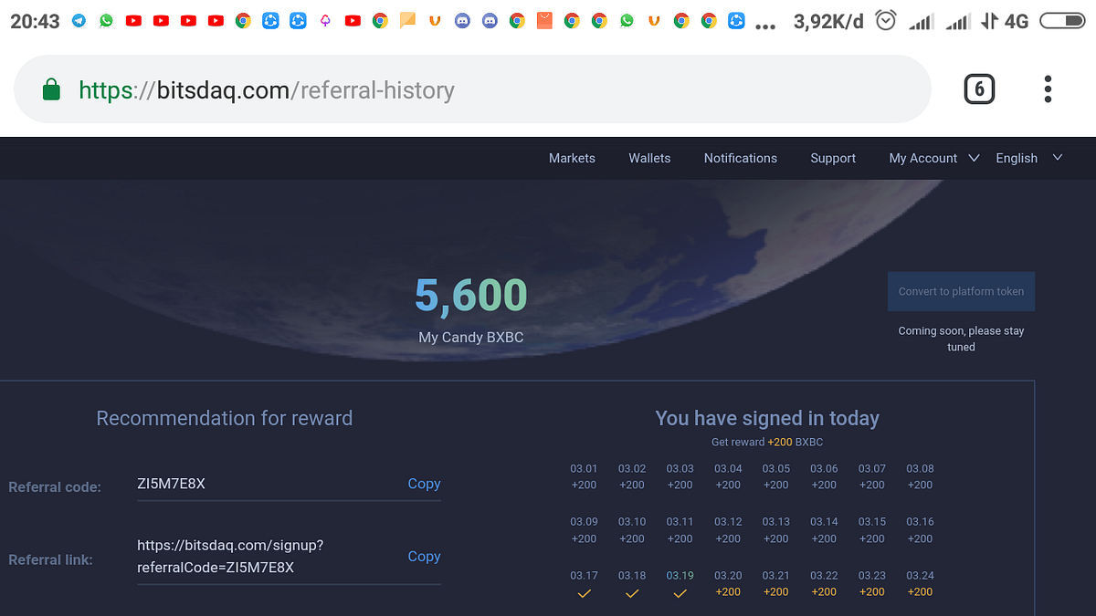 #share #BIGAIRDROP Wajib garap Pada bulan April tahun ini, Bittrex membuka pertukaran baru yang ...
