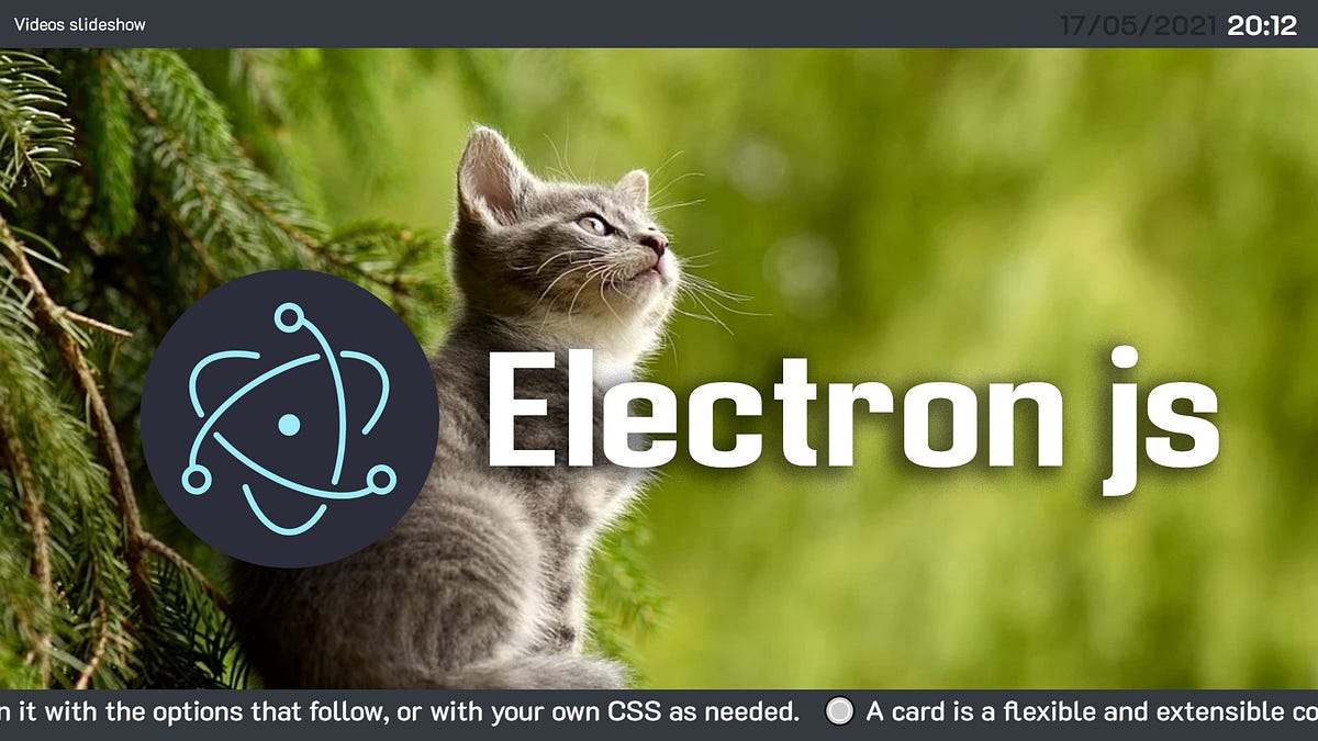 Make Video&Image SlideShow By Electron JS | by Somnuek Mueanprasan | Medium