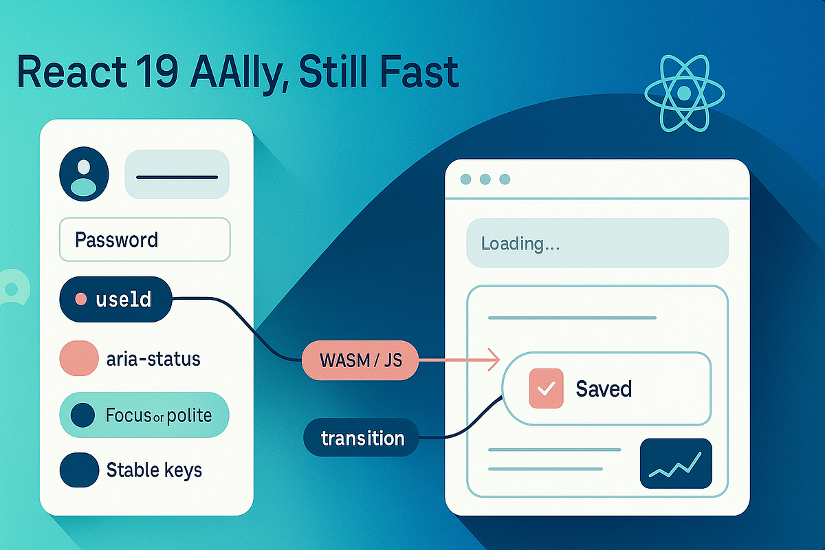 7 React 19 A11y Wins With Zero Perf Trade-Offs | by Syntal | Oct, 2025 ...