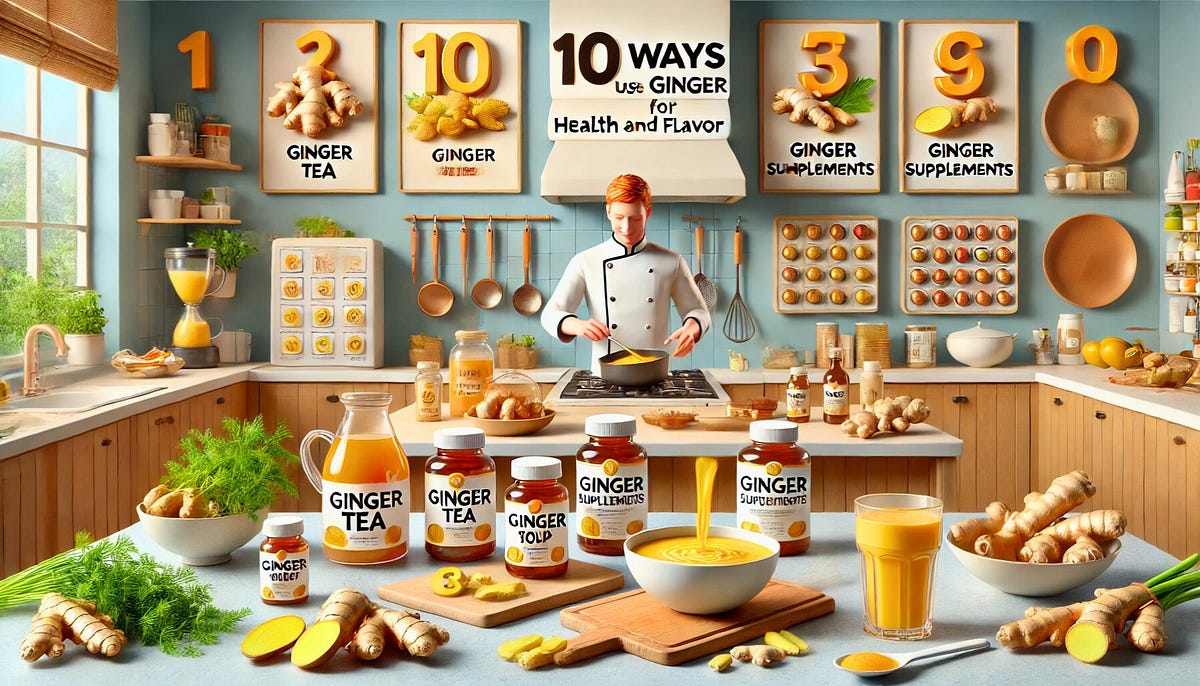 “10 Ways to Use Ginger for Health and Flavor” | by Jameel Starnes | Medium