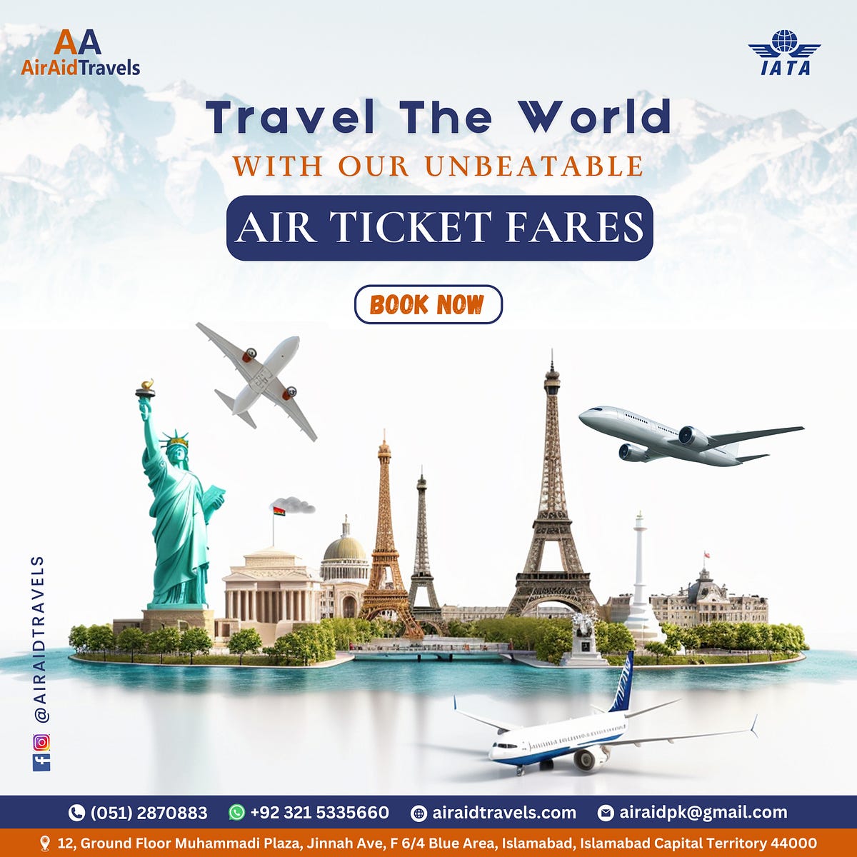 Travel the World with our Unbeatable Air Ticket Fares - Air Aid Travels ...