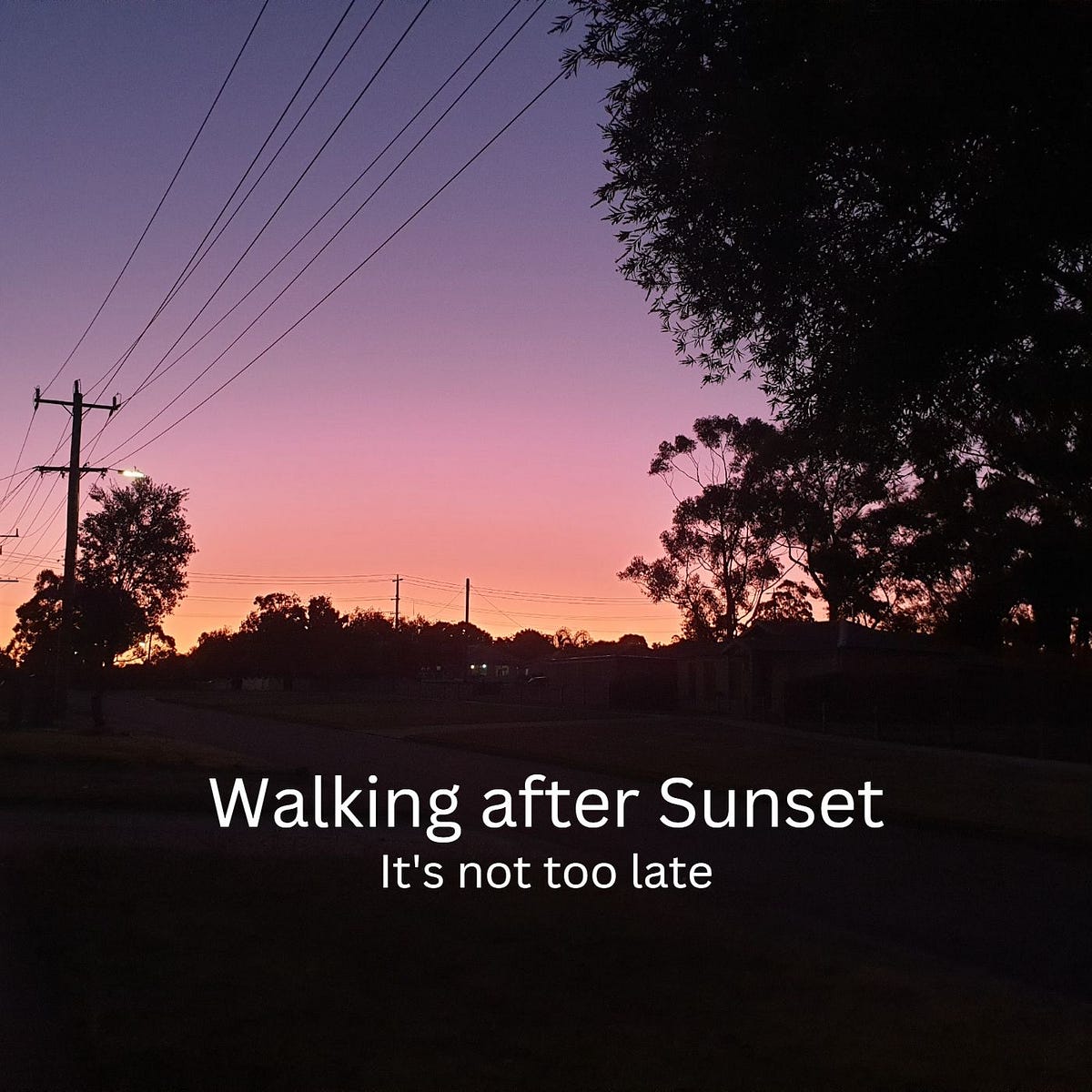 Walking 7500 Steps as the Sun Sets | by Ann Leach | The Shortform