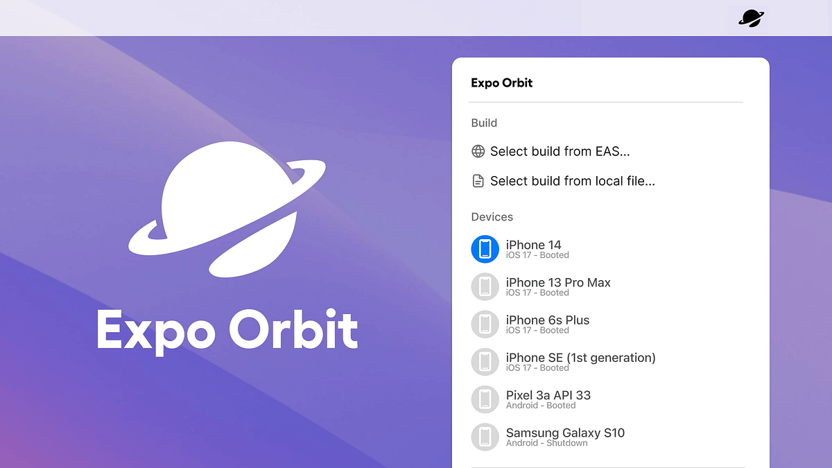 Expo Orbit v1: For faster development build installs and more… - Exposition