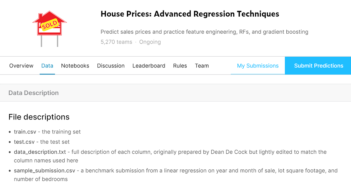 Advanced House Price Prediction Kaggle Competition | by Kalp Panwala | Analytics Vidhya | Medium
