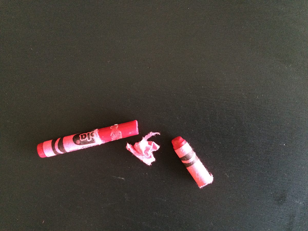 Broken Crayons. My 1-year-old son just brought me a… | by Alan Bradford ...