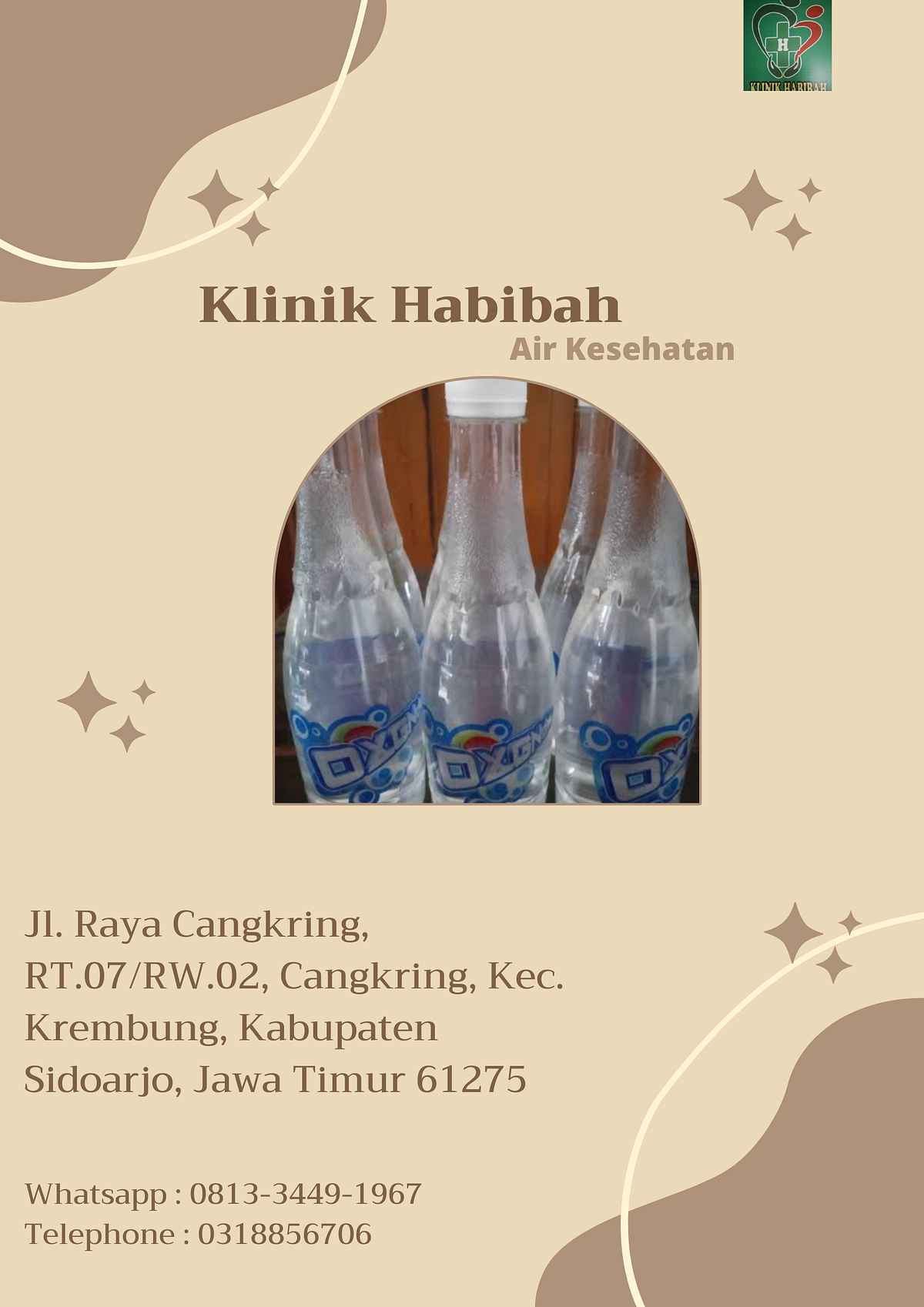 FASILITAS LENGKAP, wa 0813-3449-1967, Air Kesehatan Untuk Tubuh Air Oxygen Klinik Habibah ...