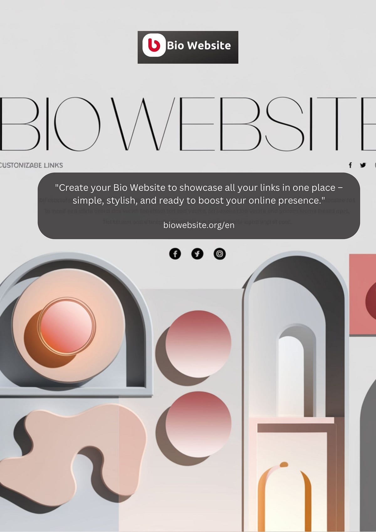 Create Your Stunning Bio Website — Showcase Your Digital Identity ...