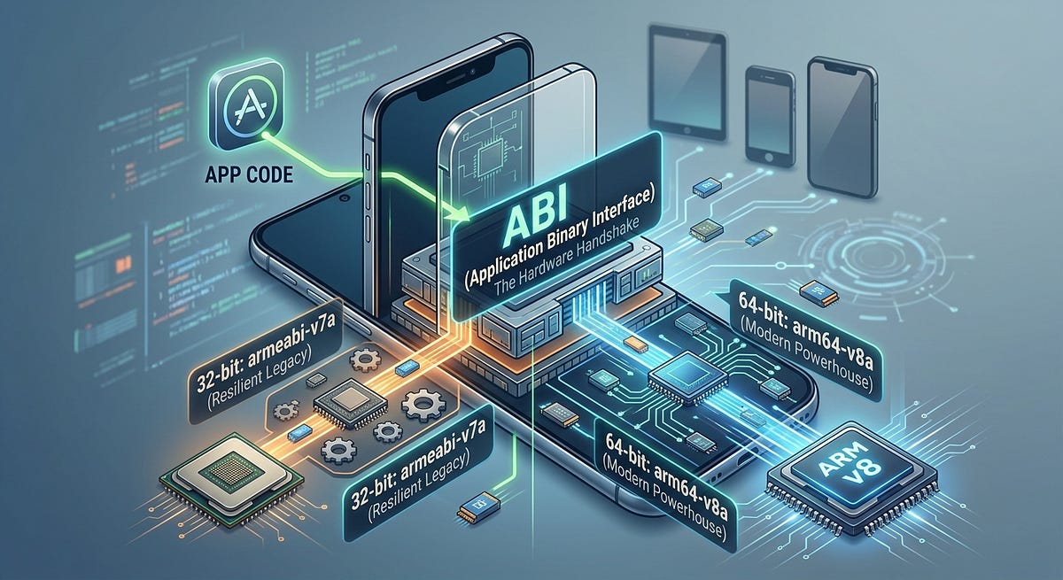 Android ABIs Explained: armeabi-v7a vs arm64-v8a | Stackademic