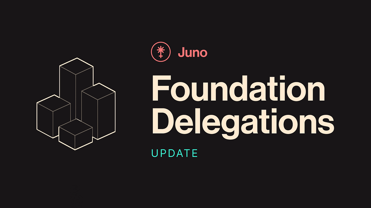 Juno Foundation Delegations Update | by Junø ⚵ | Medium