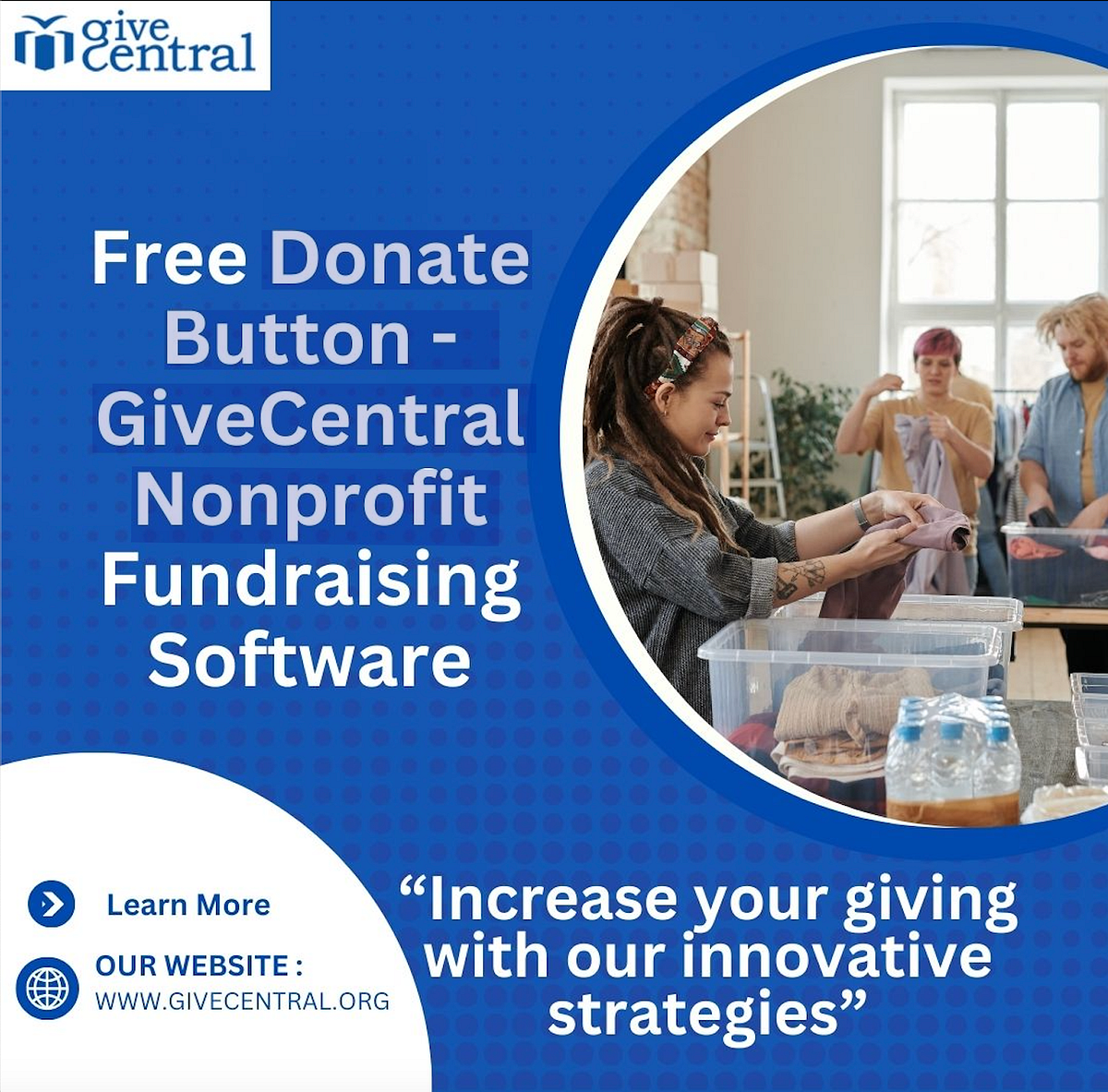 Free Donate Button — GiveCentral Nonprofit Fundraising Software - Givecentral - Medium