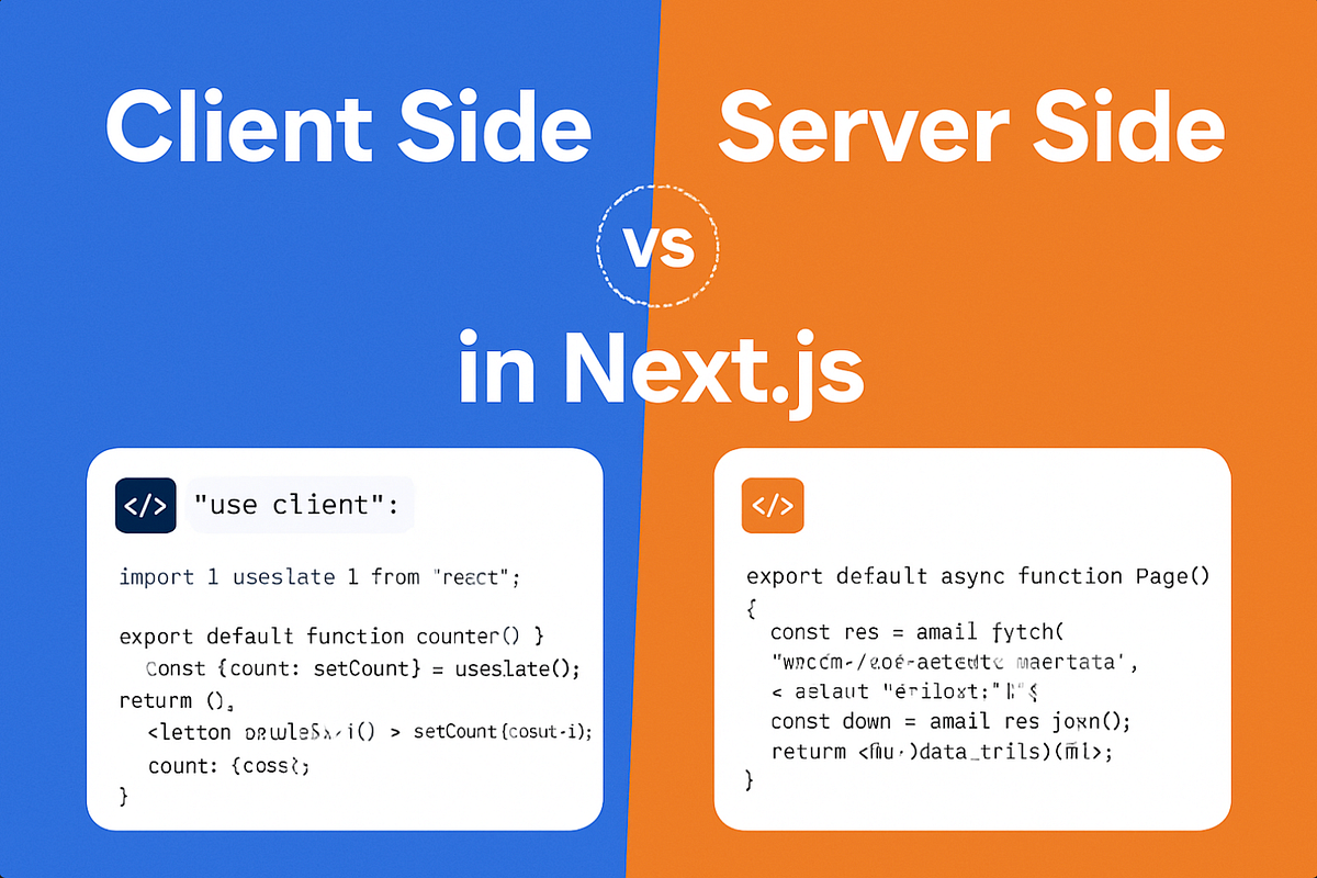 Client Side vs Server Side in Next.js: A Practical Guide for Real-World ...