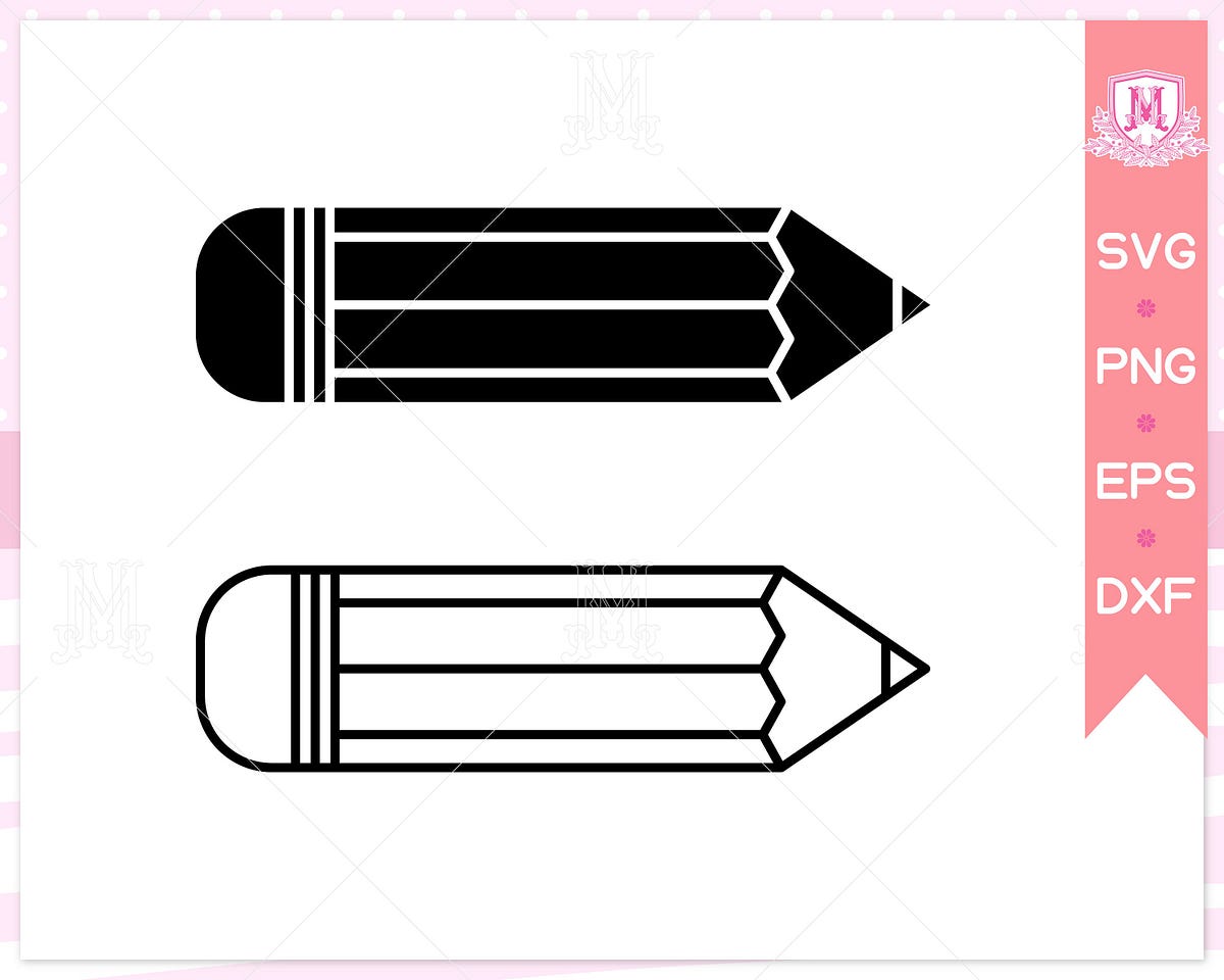 Pencil svg file, Pencils svg, Teacher svg, School svg, Stationary ...