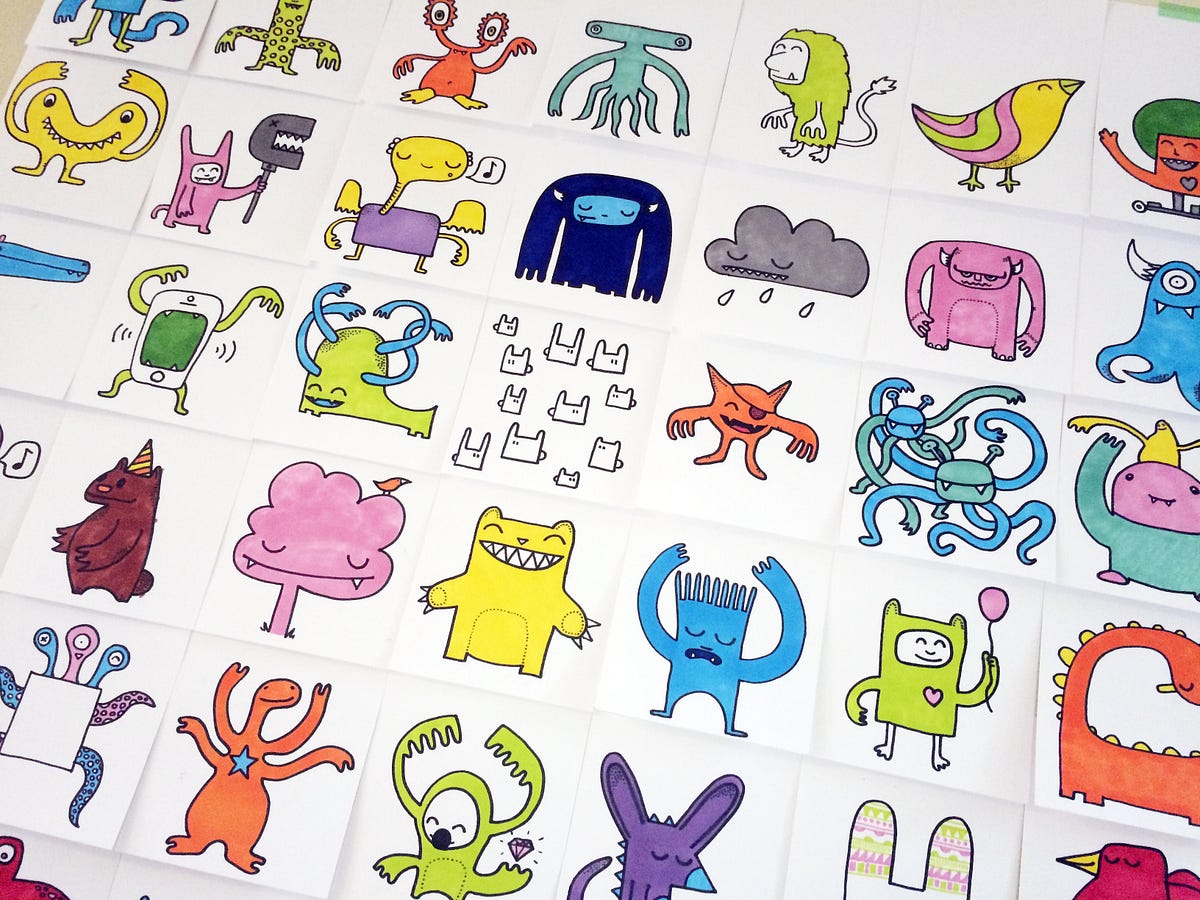 Monsters! Everywhere!. Sharing my love of drawing monsters… | by Stef ...