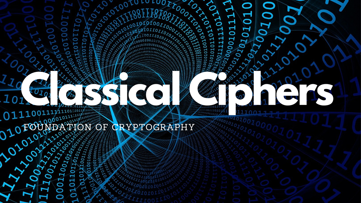 Foundation of Cryptography Part 2: Classical Ciphers | by Ayyappan Subramanian | Medium