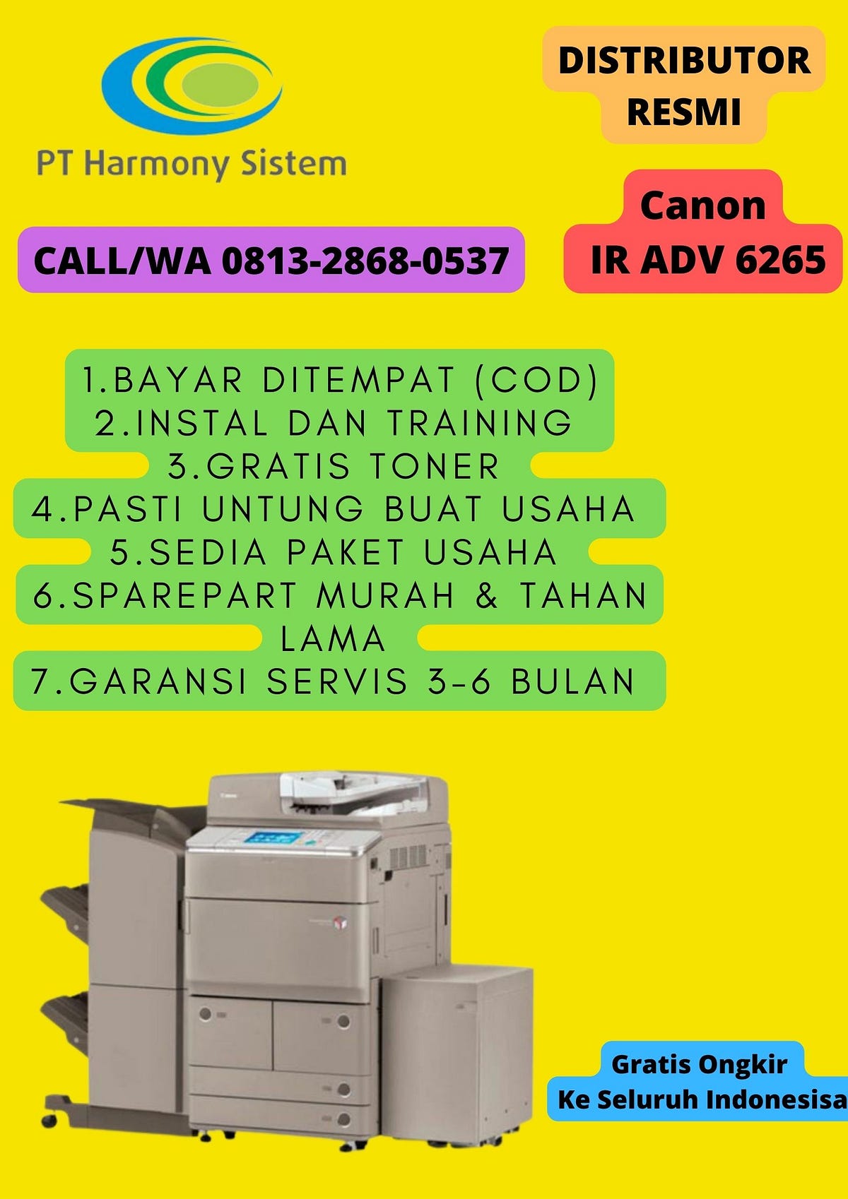 Distributor Resmi Mesin Fotocopy Canon IR ADV 6265 Batuceper - Distributor mesinfotocopy - Medium